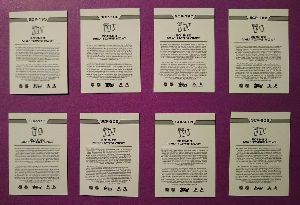 2020 NHL TOPPS NOW Stanley Cup SCP-200 Corey Perry - Scarce Print Run ...