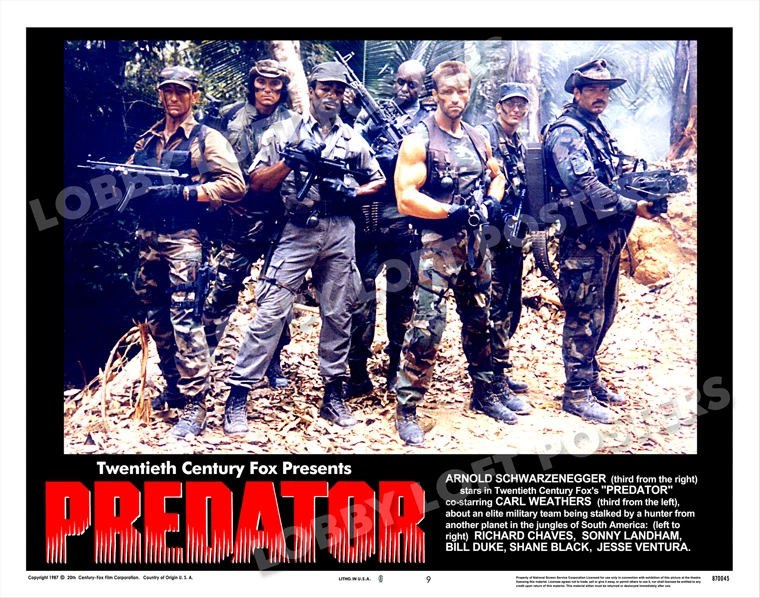 Predator 1987 Cast
