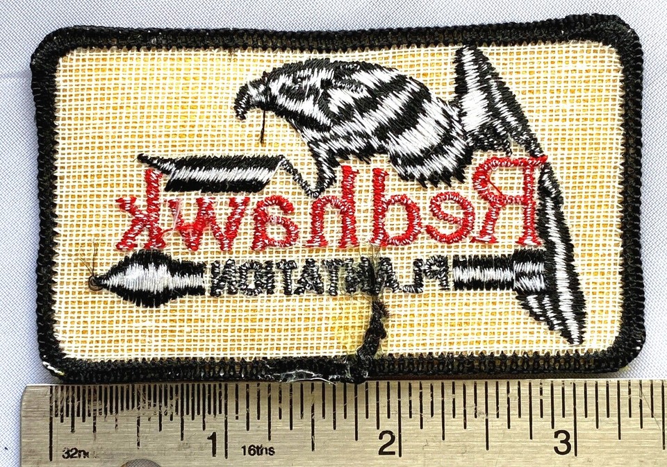 Vtg REDHAWK PLANTATION Patch-Hunting Trapping -Yellow-Rectangle-NOS | eBay