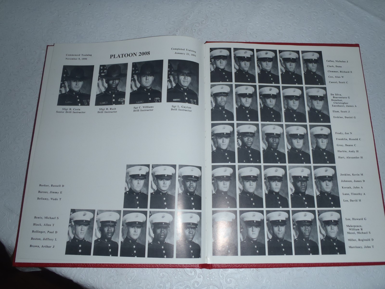 1991 US Marine Corps Boot Camp Book Recruit Depot Parris Island series ...