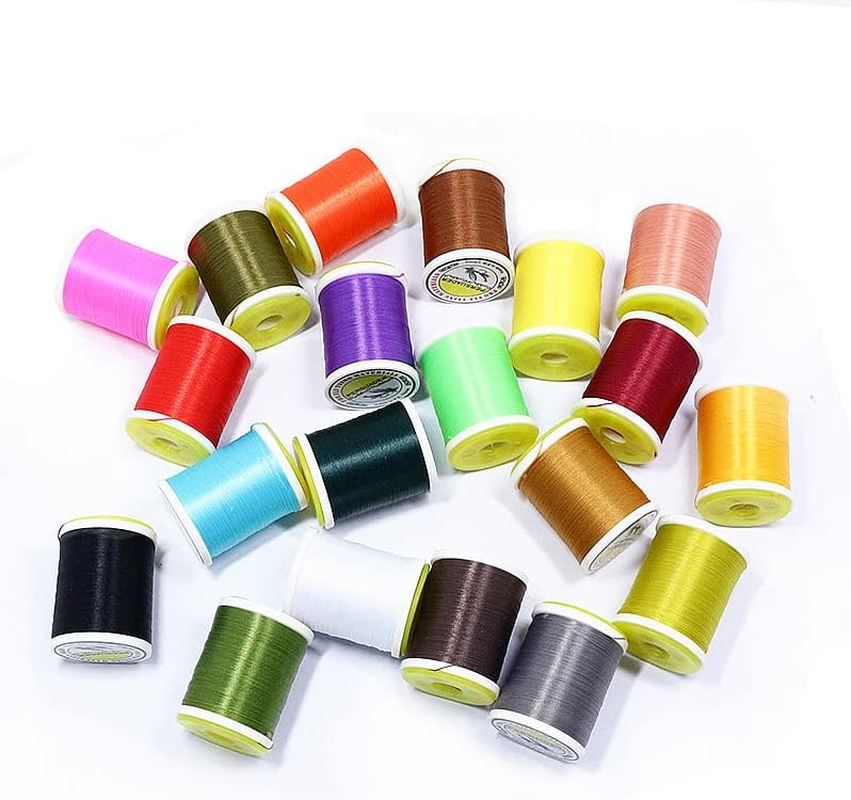 Fly Tying Thread 10 Colors Set 140D High Tensile Nylon 6/0 Fishing ...