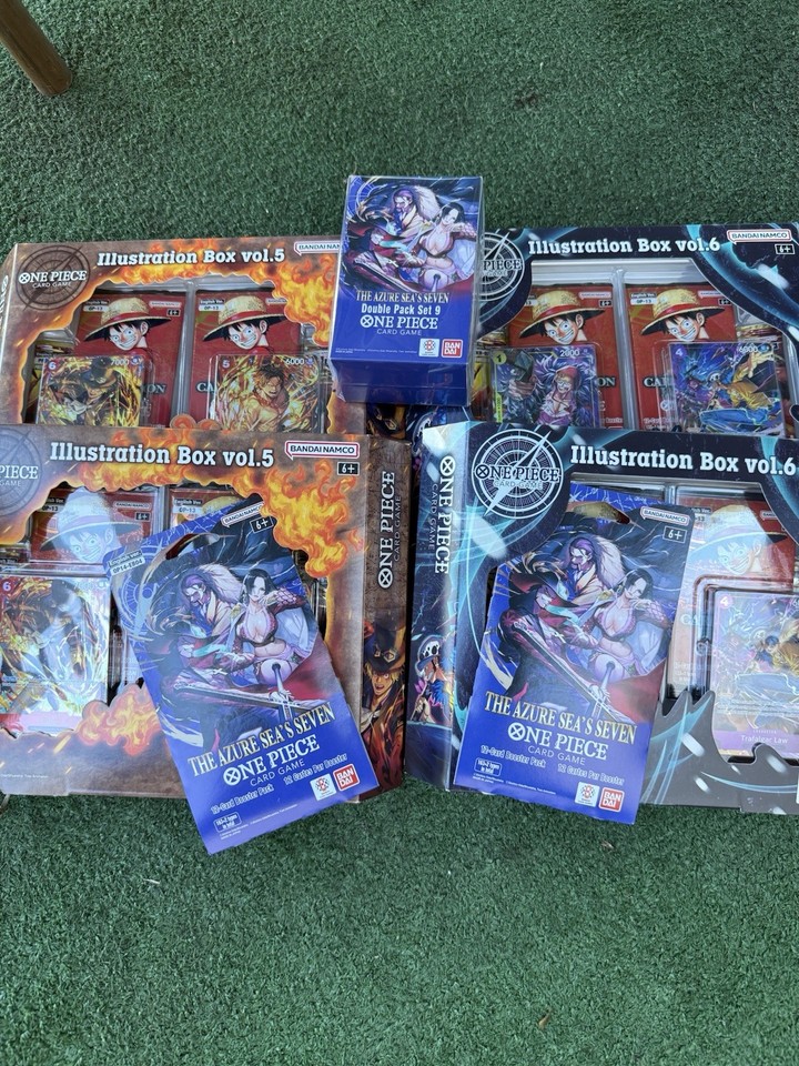 One Piece Vol 5 And Vol 6 Illustration Box OP-14 Double Pack Set ...