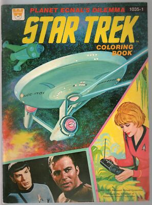 Star Trek Coloring Book #1035-1 1975-William Shatner-Leonard Nimoy-FN ...