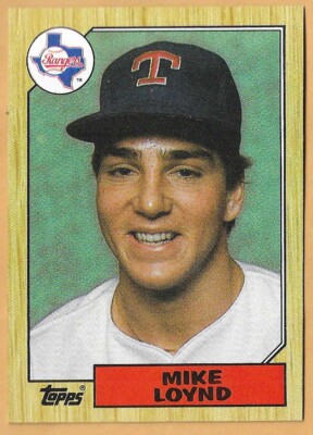MIKE LOYND TEXAS RANGERS #126 - TOPPS NM-MT 1987 | eBay