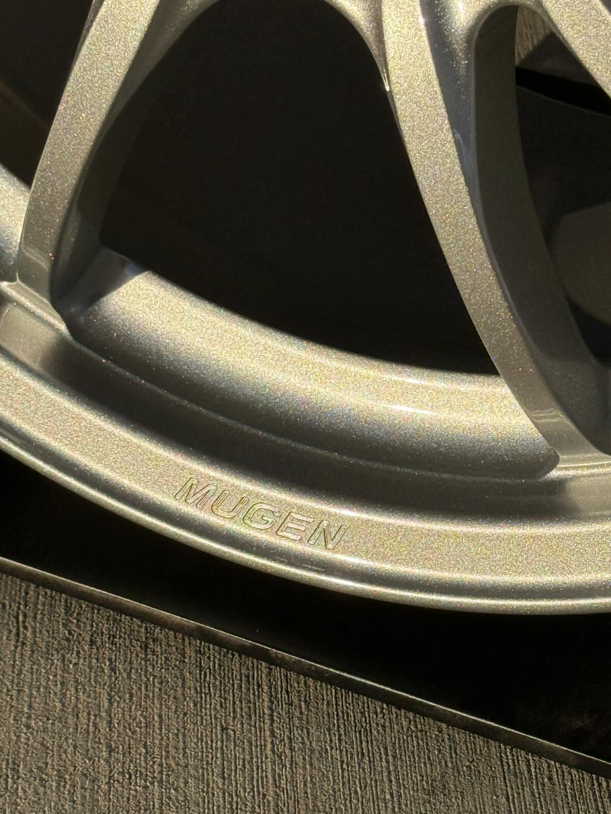 (set of 4) Mugen MF10 18x9.5 +45 5x120 Silver fits Honda Civic Type-R ...