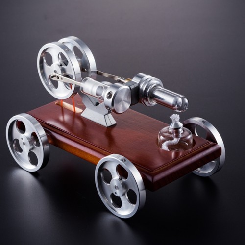 Stirling Steam Engine Car Model Kit Mechanical DIY Electricity Power ...