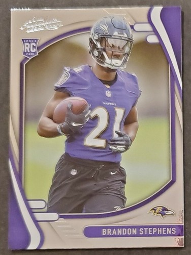 2021 Absolute #195 Brandon Stephens RC SMU/ RAVENS Rookie football card ...