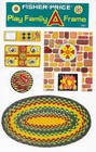 FISHER-PRICE LITTLE PEOPLE A-FRAME 990 REPLACEMENT STICKERS LITHOS ...