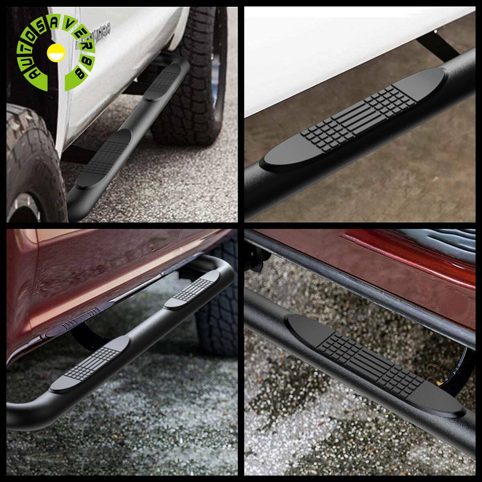 3" Running Boards for 1999-2018 Silverado Sierra 1500 2500 Regular Cab ...