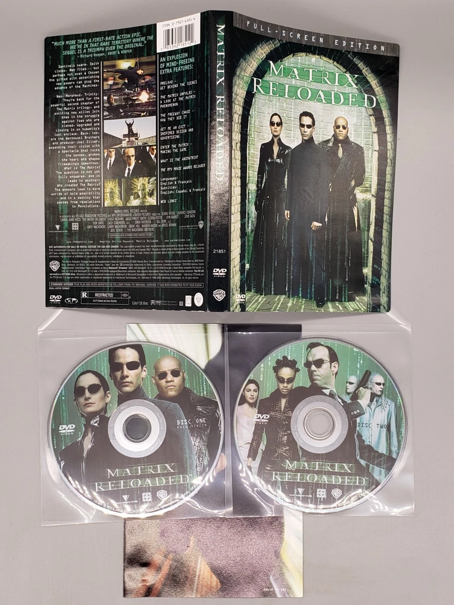The Matrix Reloaded Dvd