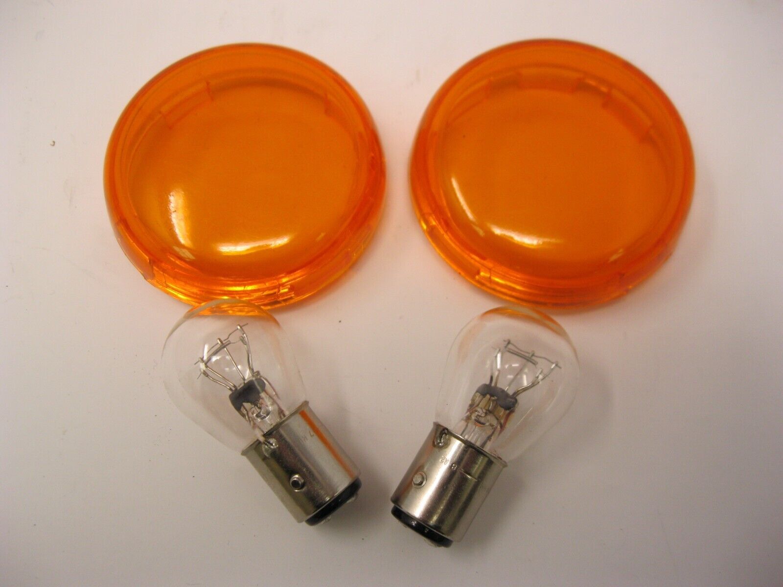 Harley Davidson OEM Bullet Amber Turn Signal Lens's Pack of Two 68973 ...