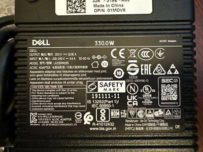 Power Supply 330W AC Adapter for DELL Alienware M18x 18 X51 R1 R2 R3 ...