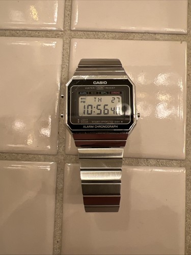 Casio Alarm Chronograph Wristwatch Has Cracked Screen | eBay