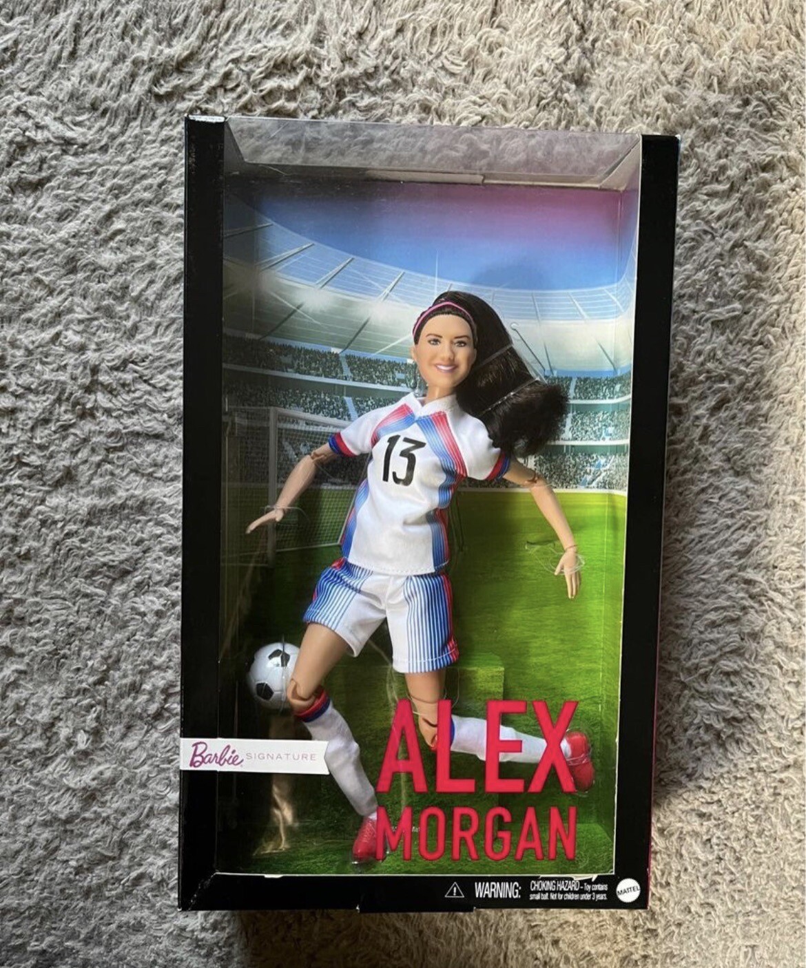 Barbie Signature Alex Morgan Doll Soccer/Football Player Doll Toy NEW ...