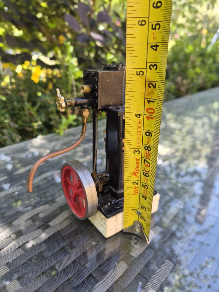 Small Vertical Live Steam Engine Fully Running With Video 704 | eBay UK