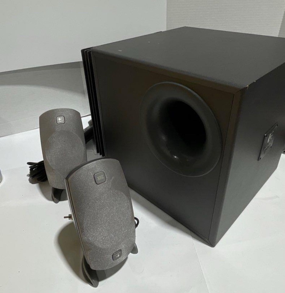 Logitech Z-5300 THX 5.1 Surround Sound System W/ Sub - TESTED WORKS ...