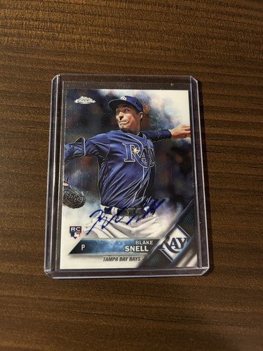 2016 Topps Chrome Blake Snell Signed Autographed Card Rookie RC | eBay
