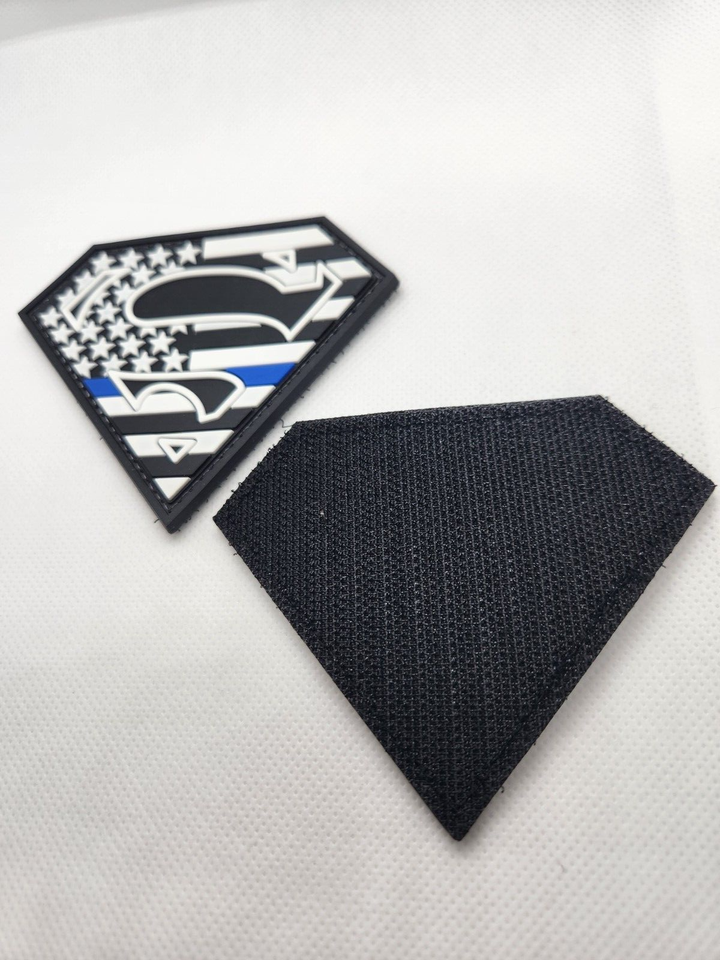 Superman Shield Diamond 3D PVC Tactical Morale Patch – Hook Backed | eBay