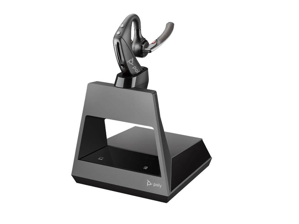 Poly Voyager 5200 Office V5200-M Bluetooth Mono Computer Headset 214603 ...