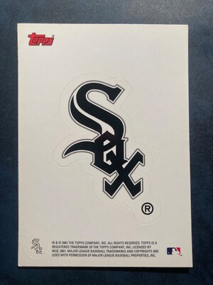2001 Topps Stickers Chicago White Sox Sticker Baseball Card | eBay