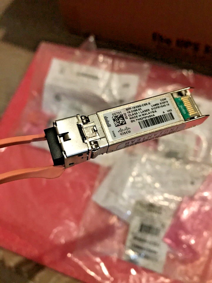 Cisco SFP-10/25G-CSR-S 25GB BASE-CSR 850nm Short Reach MMF SFP28 ...