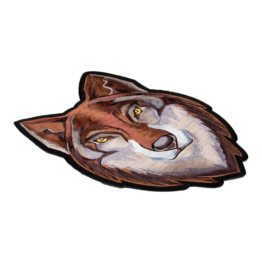 Brown Eastern Timber Wolf Patch, Canine Back Patches | eBay