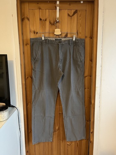 Rocha John Rocha Mens Chino Trousers W 38 R 100% Cotton Grey | eBay UK