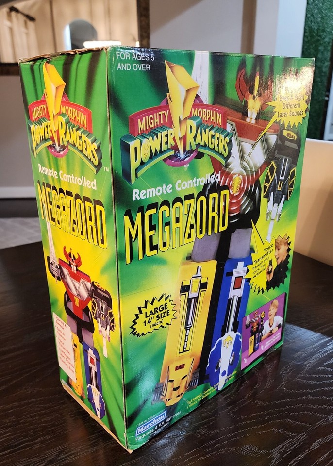 Mighty Morphin Power Rangers Remote Controlled Megazord Factory Sealed ...