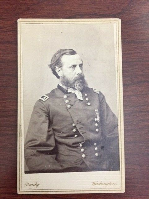 ORLANDO WILLCOX SIGNED BRADY PHOTO, CIVIL WAR GENERAL, MEDAL OF HONOR ...