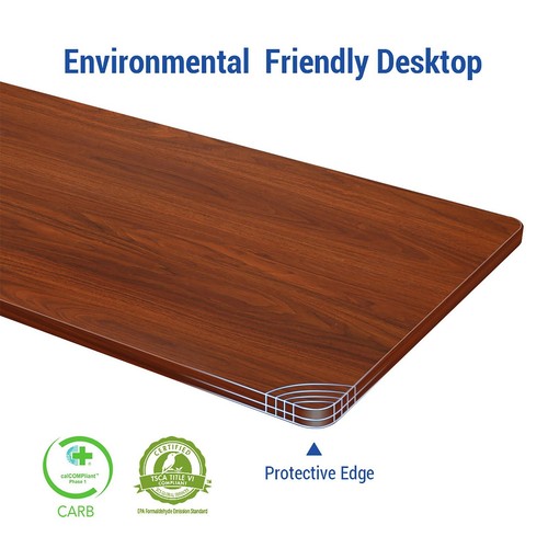 FlexiSpot Table Top 140x70 cm Desk TopTable Board Wood Board Mahogany ...