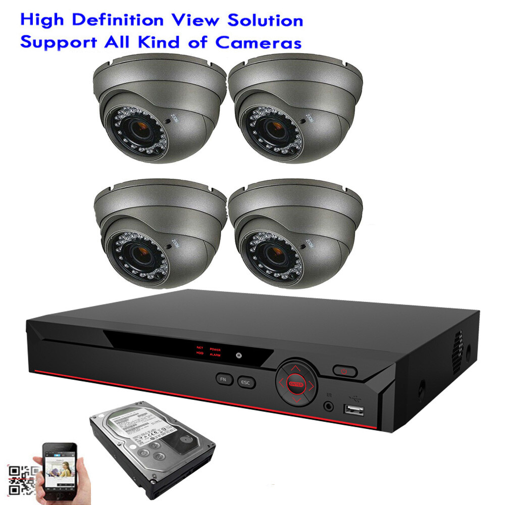 4CH Support All-in-1 6MP Camera DVR 4-in-1 TVI 2.6MP Security System 2. ...