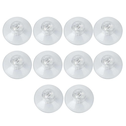 10x Strong Suction Cups with Screw Rod 1.8" Clear For Kitchen Glass ...