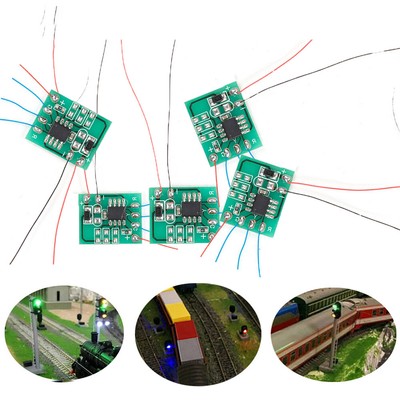 Model Railroad Traffic signal Light Controller Electric Circuit board ...