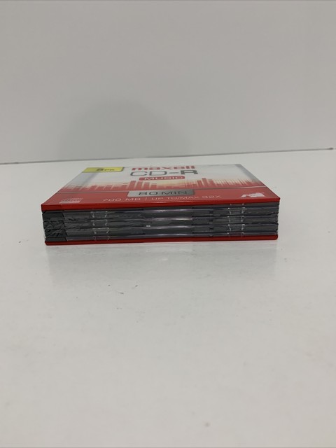 Maxell CD-R 80 Gold Recordable Music CD'S-5PK by Maxell CD-R 80 Gold ...