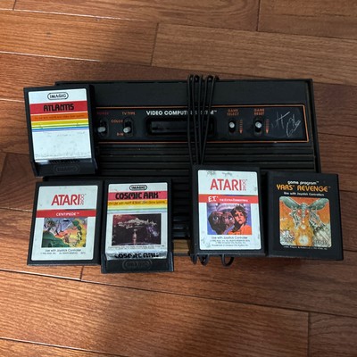 Vintage Atari 2600 Console Video Computer System + Game Discs | eBay