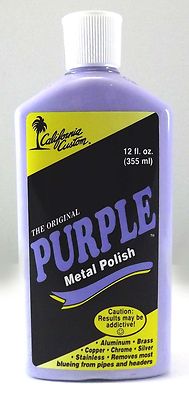 Purple Metal Polish 355ml by California Custom | eBay