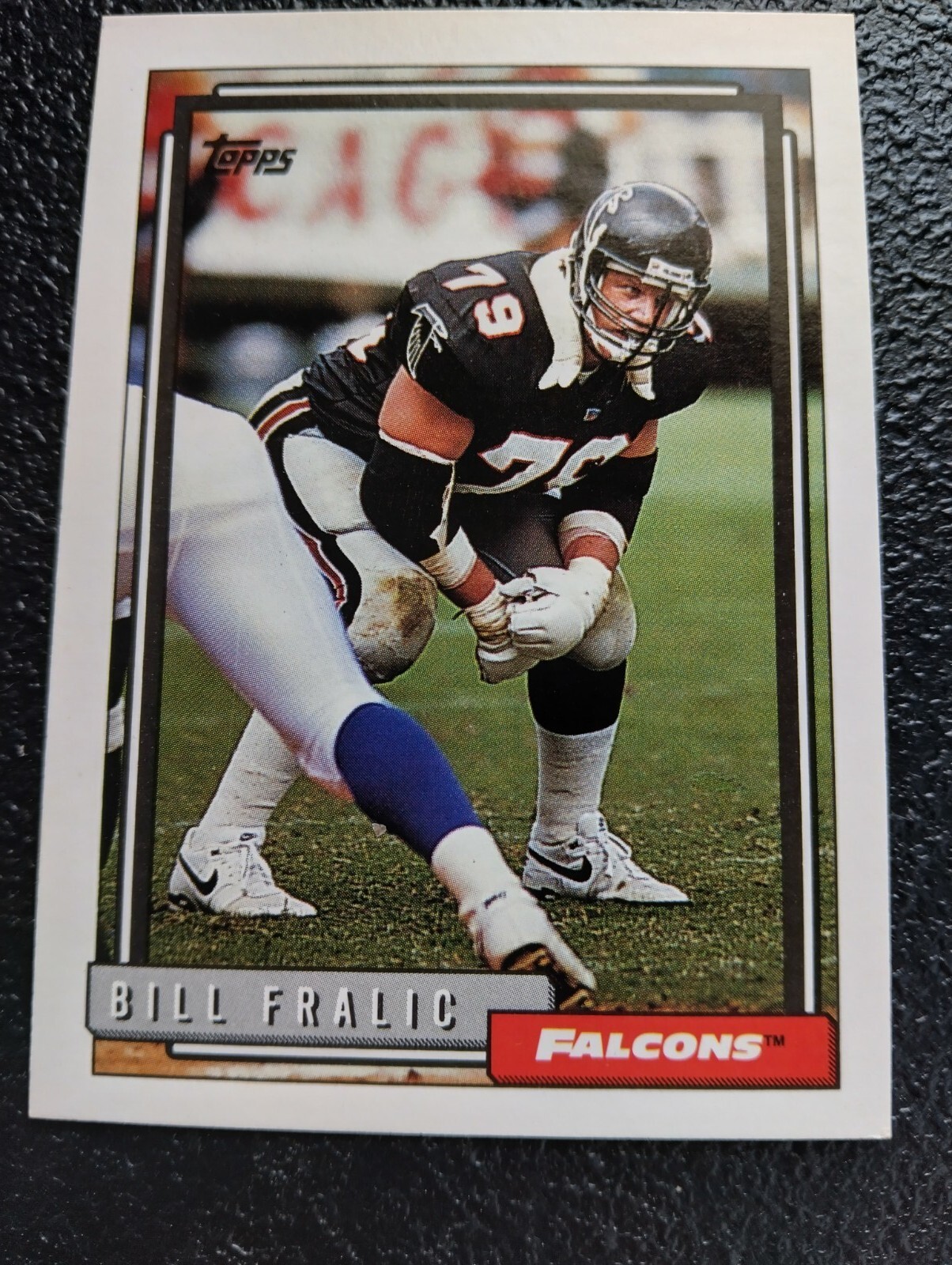 Bill Fralic Atlanta Falcons Guard - Topps NFL 1992 Card #195 | eBay