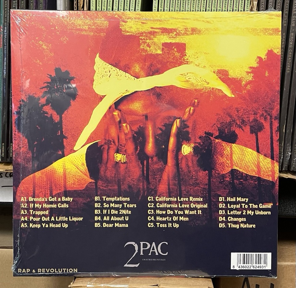2Pac - Instrumentals: Rap And Revolution (2xLP) Vinyl Record, SEALED ...