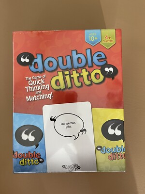 DOUBLE DITTO - A HILARIOUS FAMILY PARTY WORD BOARD GAME - FAMILY GAMES ...
