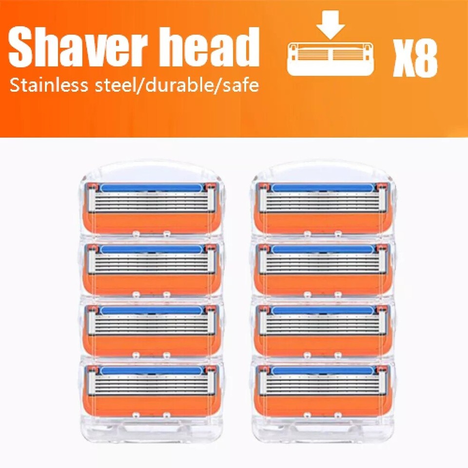 48pcs Razor Shaving Blades Refills Replacement For Gillette Fusion 5 ...