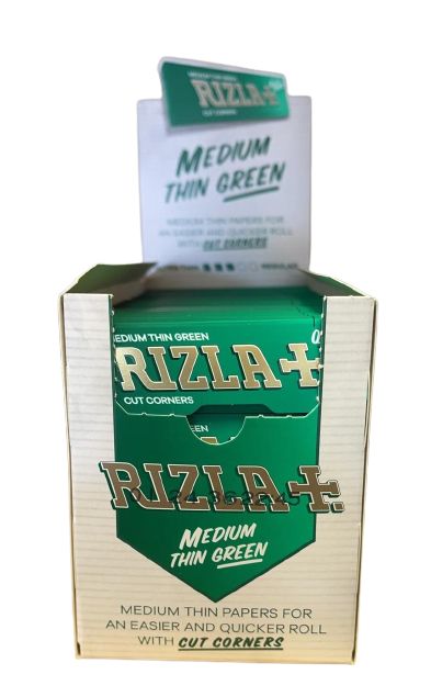 1-50 BOOKLETS OF RIZZLA GREEN REGULAR ROLLING PAPERS | eBay UK