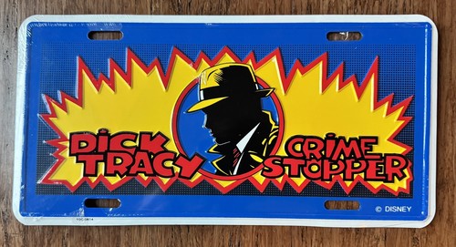 Disney Dick Tracy-Crime Stopper Metal License Plate *SEALED* | eBay
