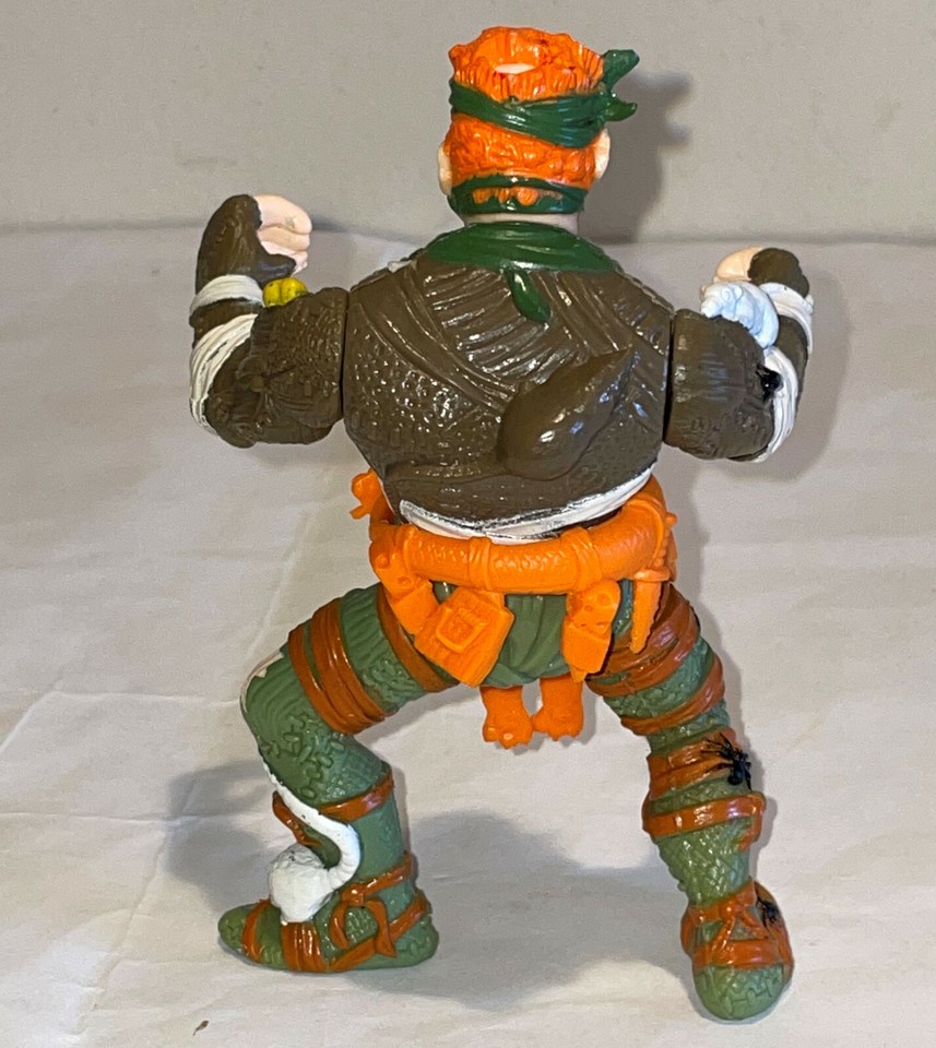4" Vintage 1989 TMNT Rat King W/ Snake Belt Figure Teenage Mutant Ninja ...