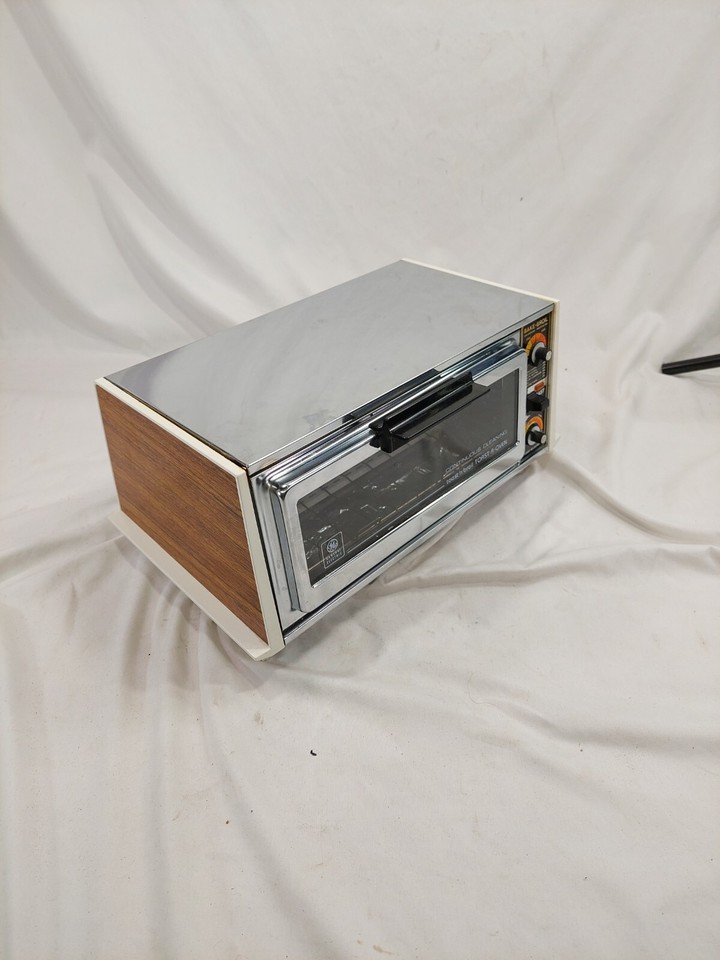 Vtg 1980s GE General Electric Toaster Oven Toast 'n Broil Model T131B ...