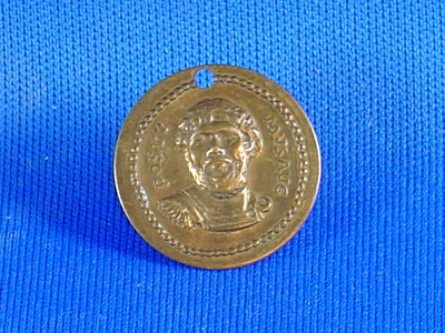 Roman Emperor Postumus Numismatic EF Aureus one sided golden brass copy ...