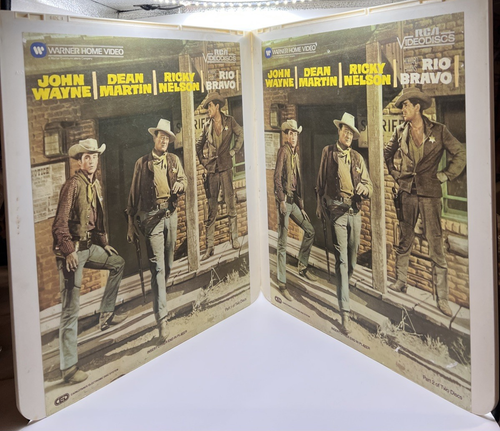 Rio Bravo CED RCA Videodisc Part 1 & 2 1958 John Wayne Dean Martin ...