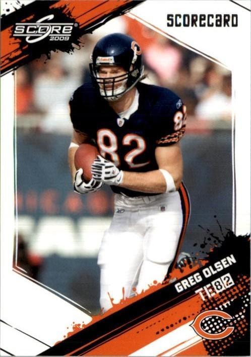 2009 Score - Greg Olsen #52 Scorecard /299 for sale online | eBay