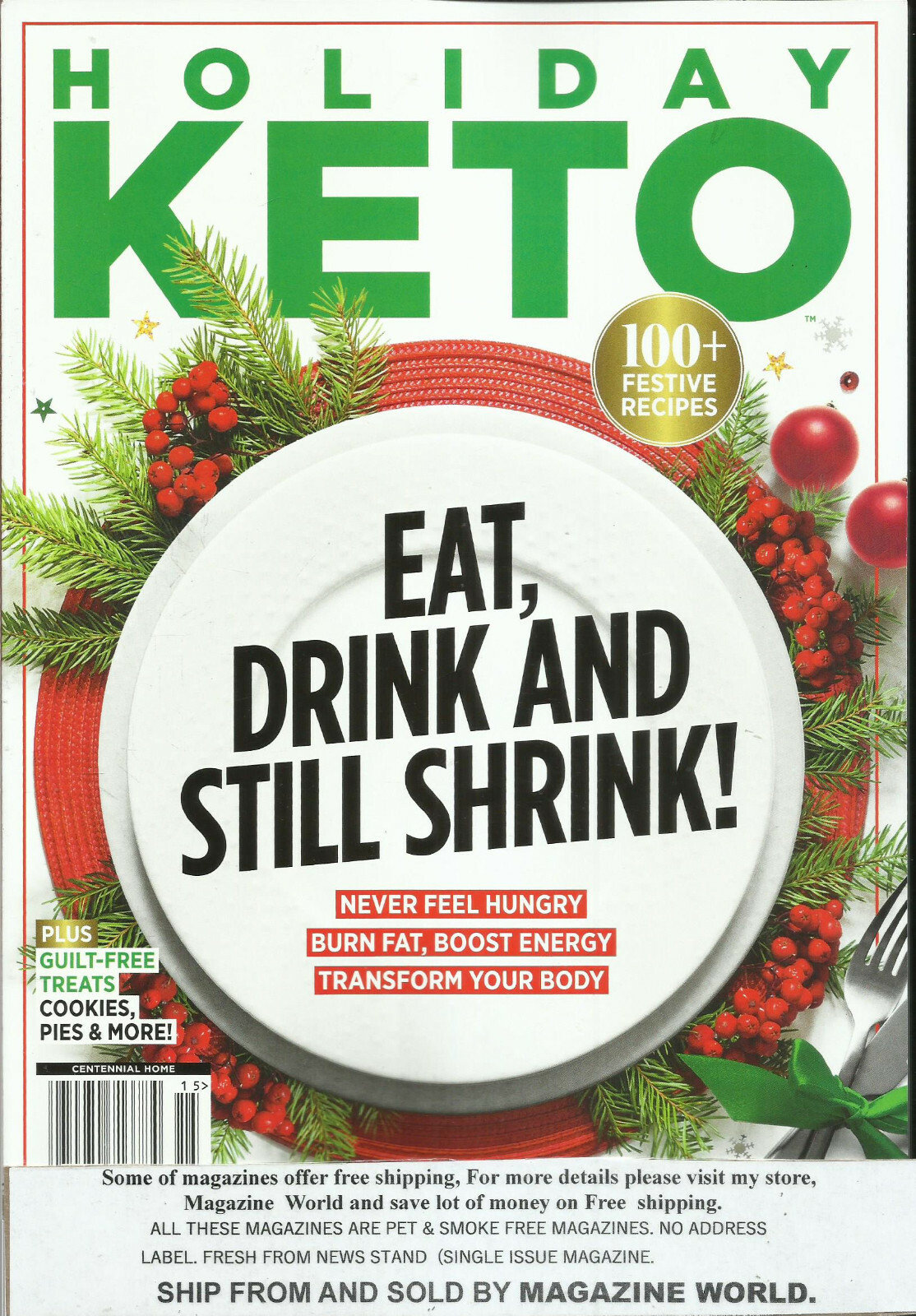 HOLIDAY KETO MAGAZINE, EAT , DRINK AND STILL SHRINK ! SPECIAL ISSUE ...
