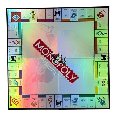Monopoly Millennium Edition Game Quarter-Fold Game Board | eBay