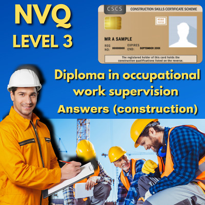 NVQ Level 3 Construction Diploma in Occupational Work Supervision ...